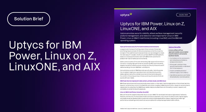 Ibm Power Linux On Z Linuxone And Aix Security Uptycs